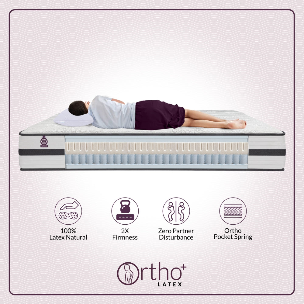 Amore Ortho+ Latex Pocket Spring Mattress | Amore Mattress