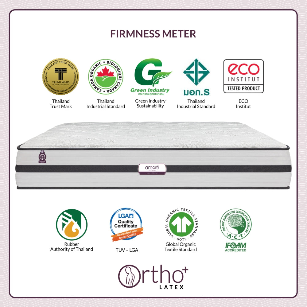 Amore Ortho+ Latex Pocket Spring Mattress | Amore Mattress